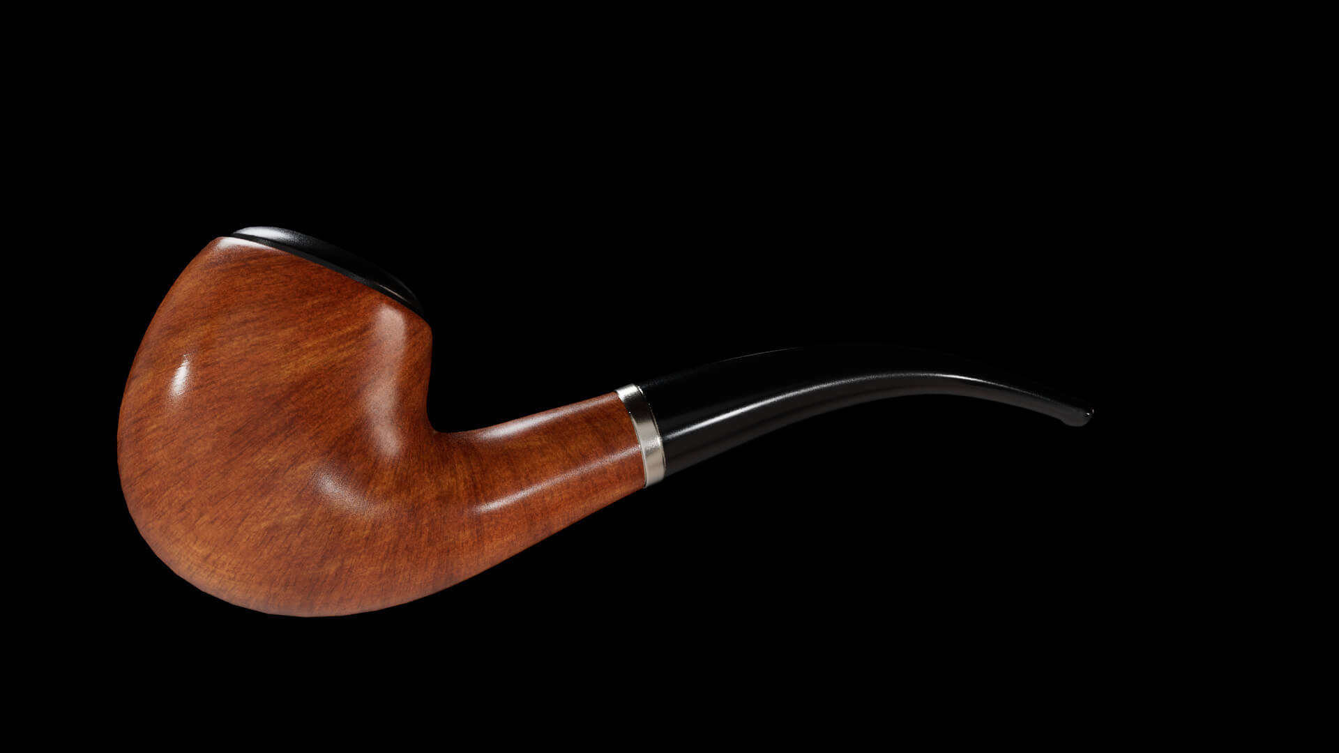 Smoking Pipe PBR Unity UE V-Ray Arnold Textures Included 3D Model by ...