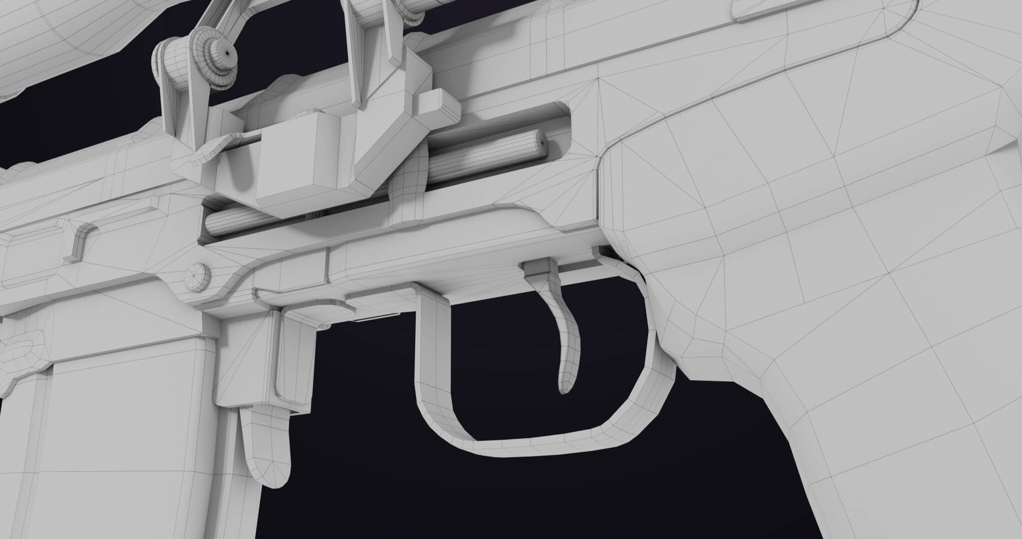 Sniper Rifle 01 Black Rig All PBR Unity UE Textures - 3D Model by Eight ...