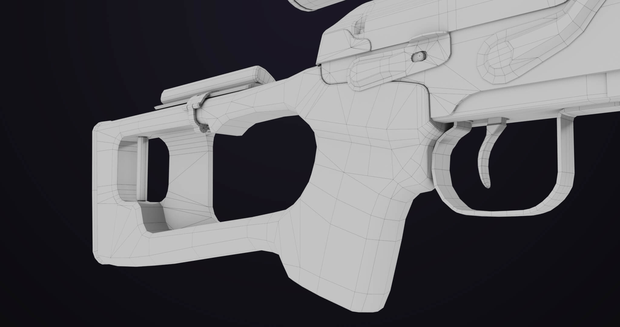 Sniper Rifle 01 Black Rig All PBR Unity UE Textures - 3D Model by Eight ...