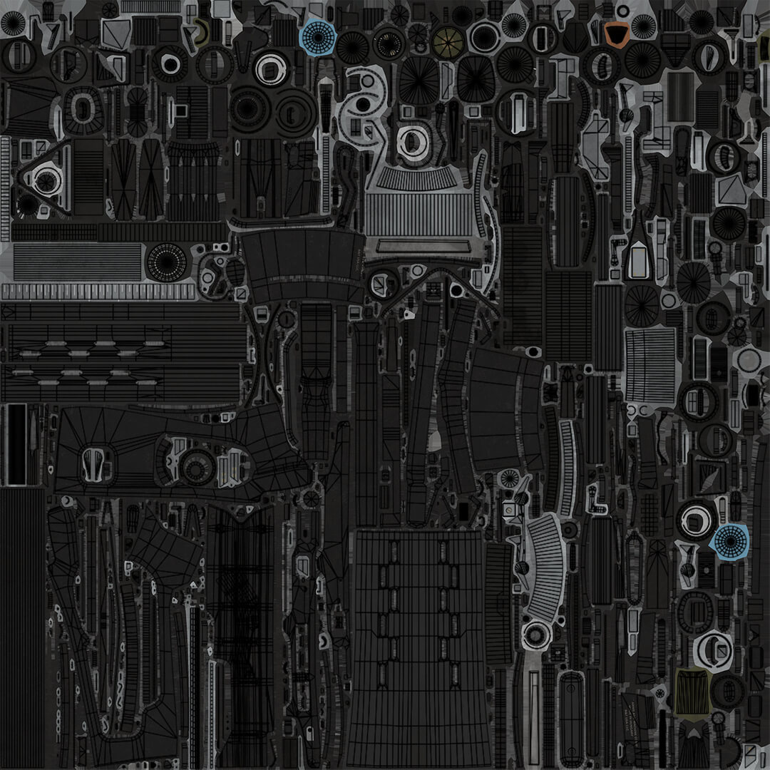 Sniper Rifle 01 Black Rig All PBR Unity UE Textures - 3D Model by Eight ...