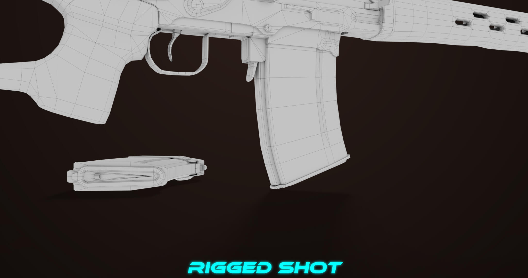 Sniper Rifle 01 Wood Rig All PBR Unity UE Textures - 3D Model by Eight ...