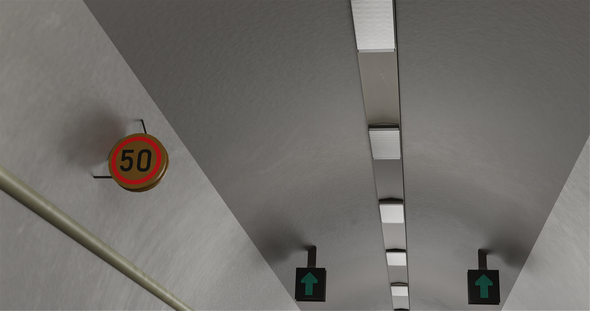 Subway Road Tunnel 03 All PBR Unity UE Textures Included - 3D Model by ...