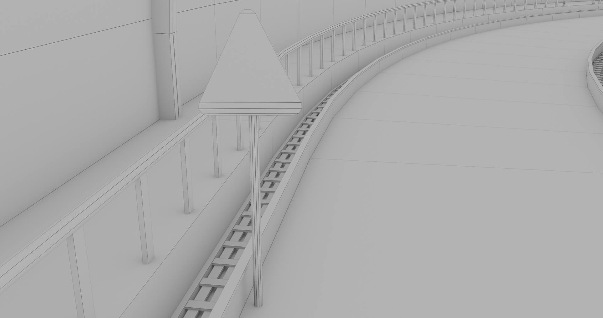 Subway Road Tunnel 03 All PBR Unity UE Textures Included - 3D Model by ...