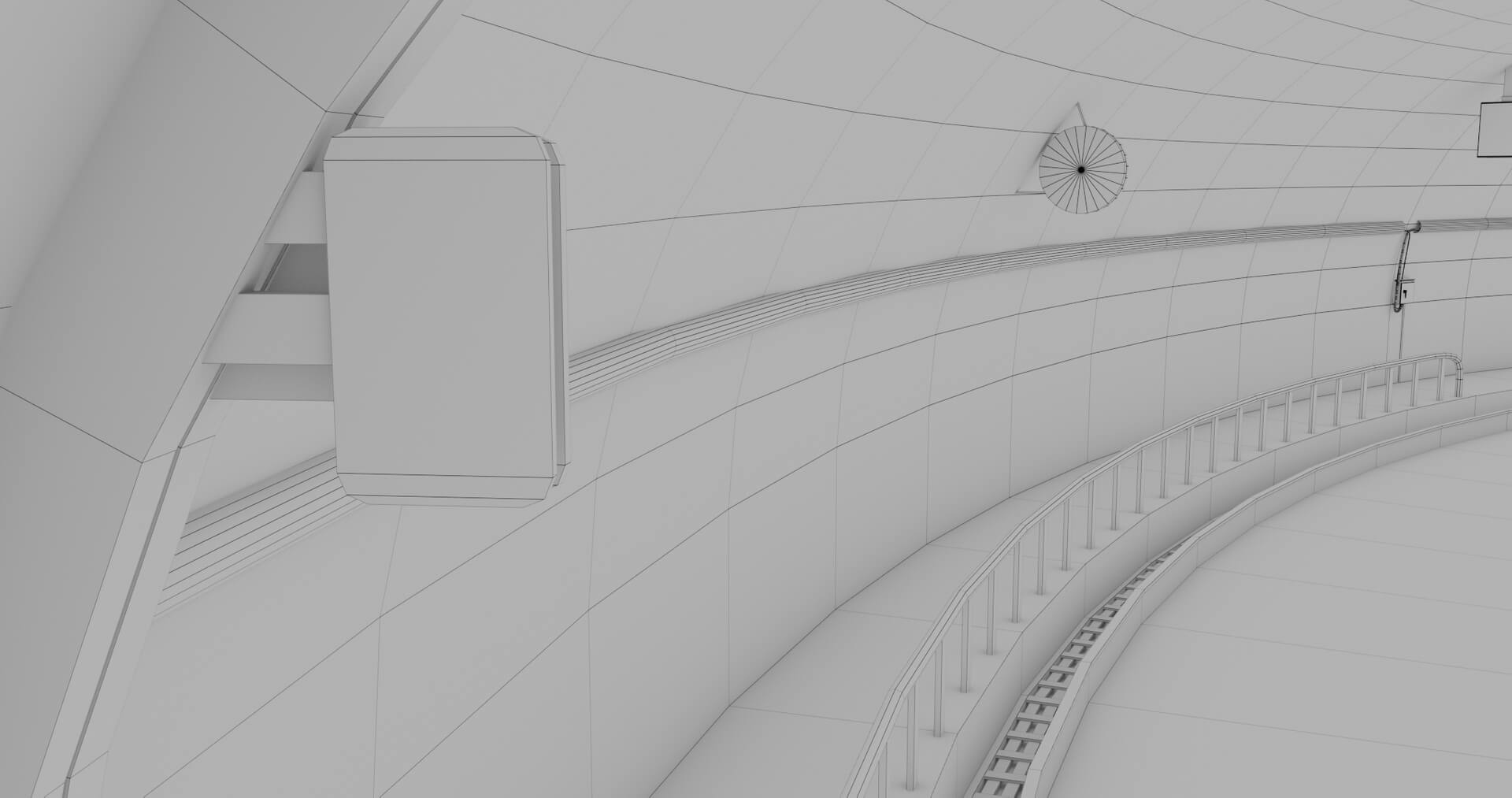 Subway Road Tunnel 03 All PBR Unity UE Textures Included - 3D Model by Eight Vertex