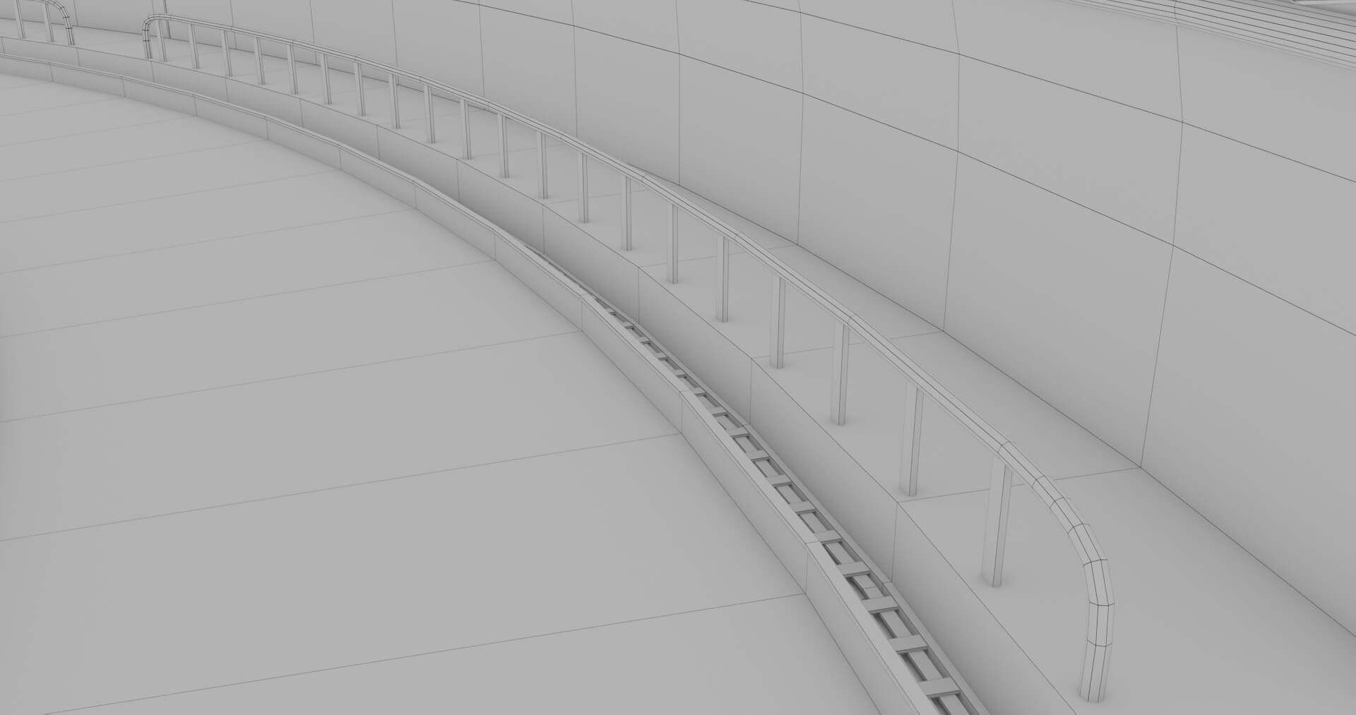 Subway Road Tunnel 03 All PBR Unity UE Textures Included - 3D Model by ...