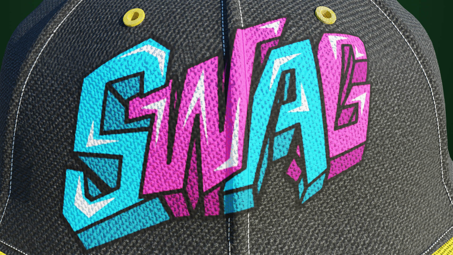 Swag Cap All PBR Unity UE Textures Included - 3D Model by Eight Vertex
