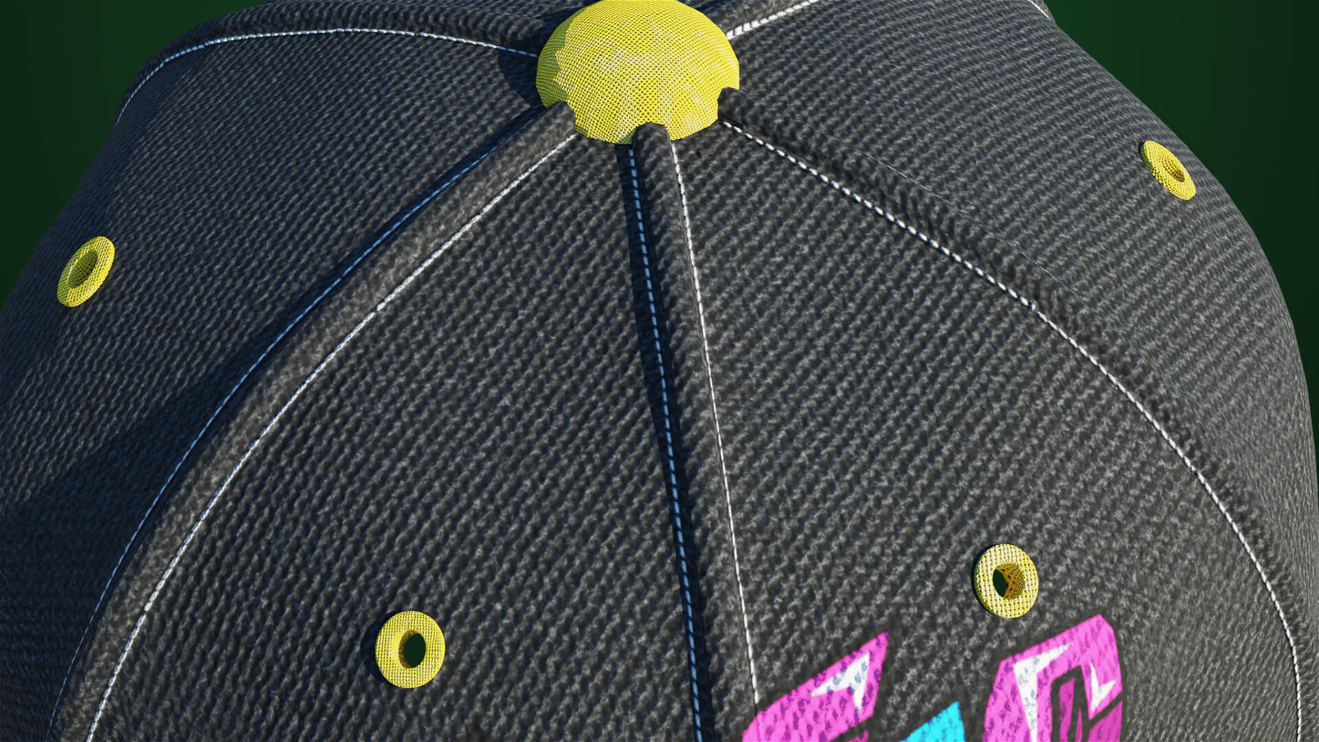 Swag Cap All PBR Unity UE Textures Included - 3D Model by Eight Vertex