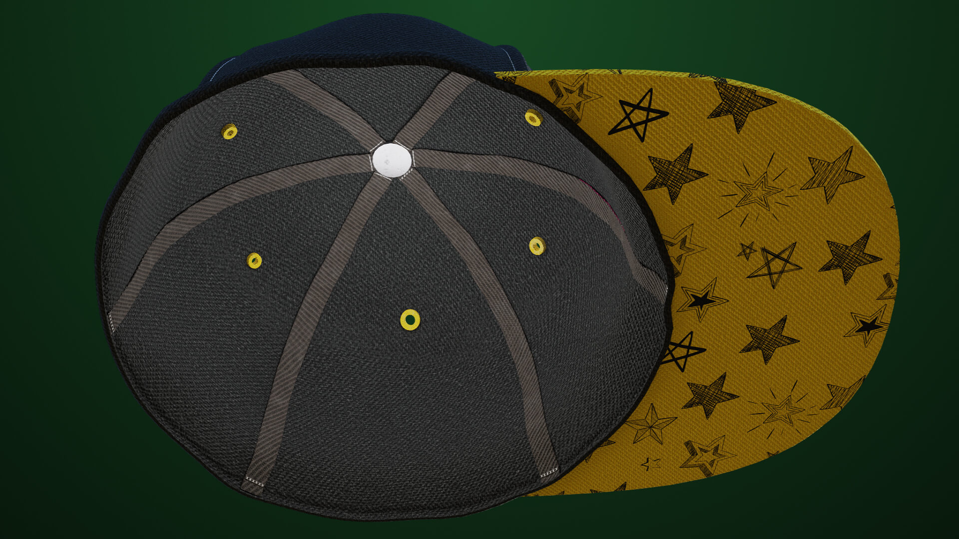 Swag Cap All PBR Unity UE Textures Included - 3D Model by Eight Vertex