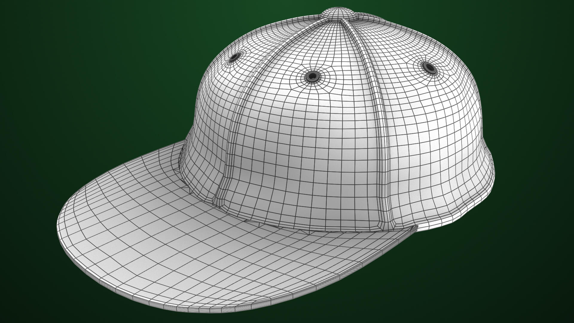 Swag Cap All PBR Unity UE Textures Included - 3D Model by Eight Vertex