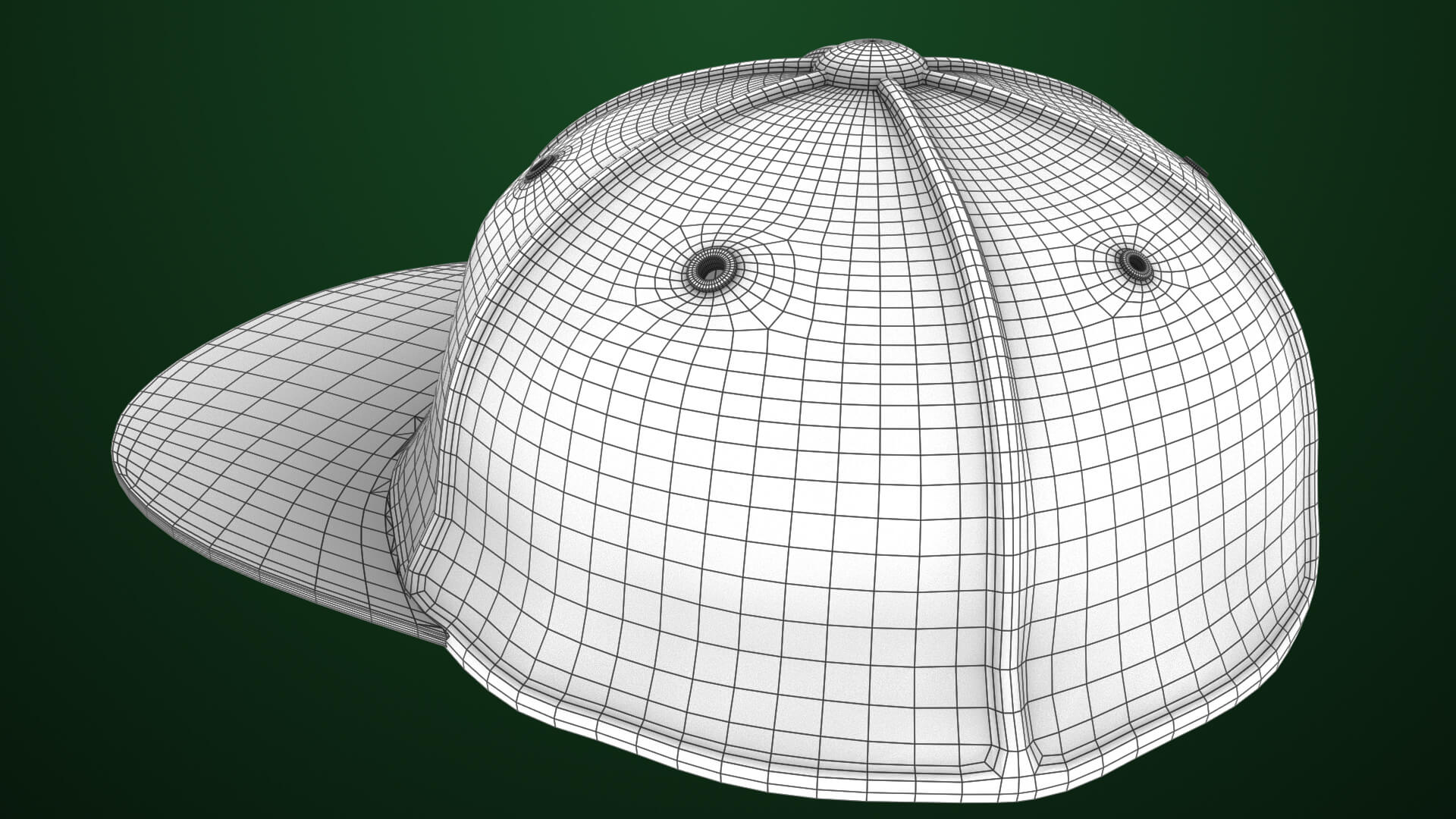 Swag Cap All PBR Unity UE Textures Included - 3D Model by Eight Vertex