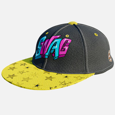 Swag Cap All PBR Unity UE Textures Included - 3D Model by Eight Vertex