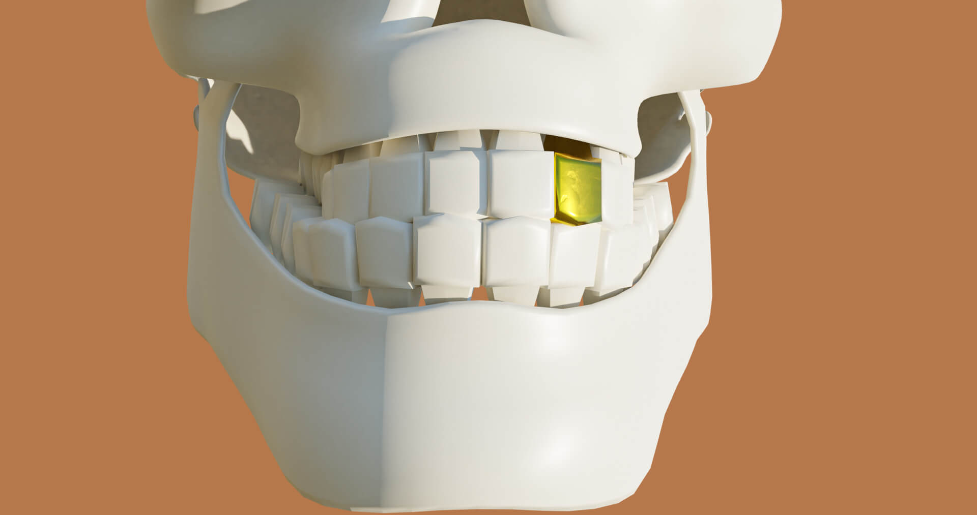 Swag Skull Game Ready With PBR Unity UE Textures - 3D Model by Eight Vertex