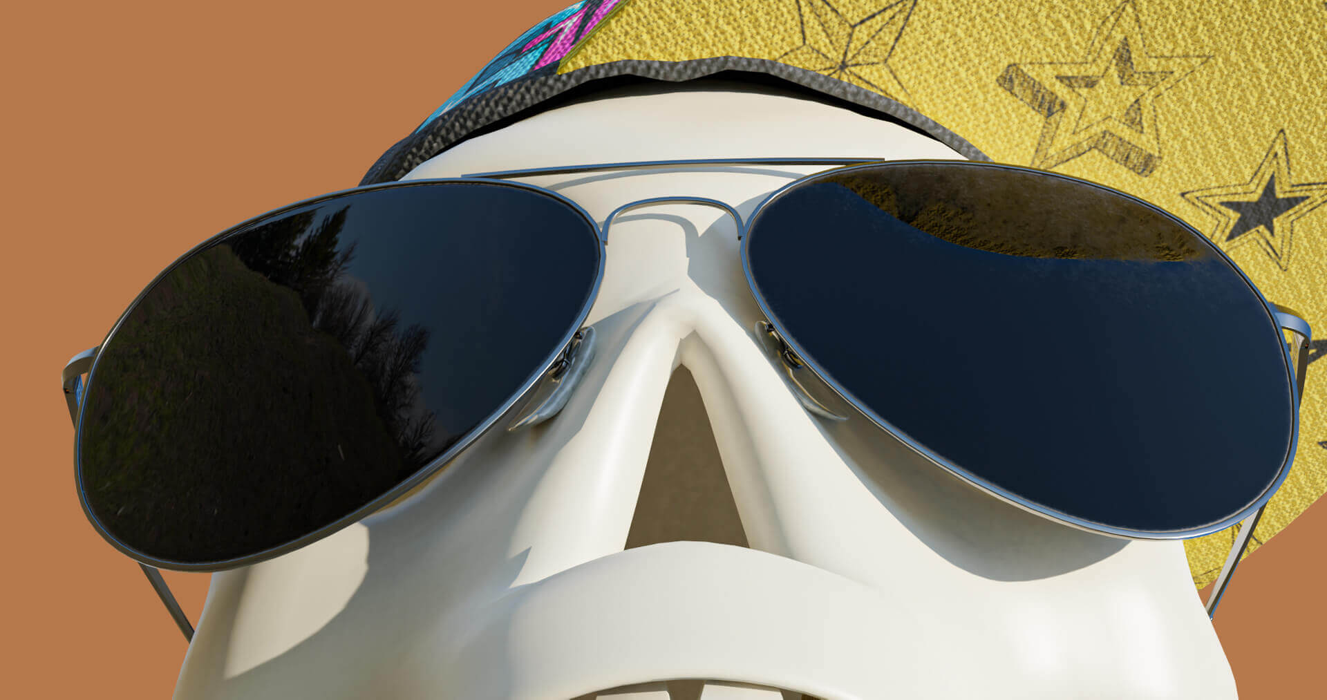 Swag Skull Game Ready With PBR Unity UE Textures - 3D Model by Eight Vertex