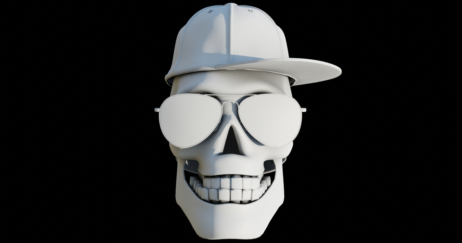 Swag Skull Game Ready With PBR Unity UE Textures - 3D Model by Eight Vertex