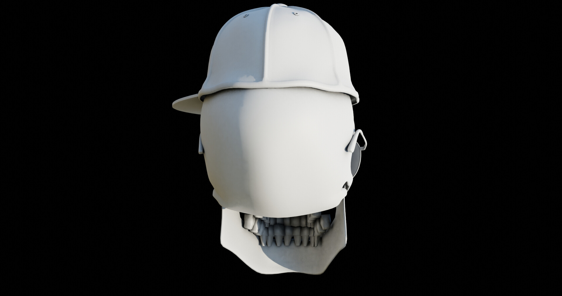 Swag Skull Game Ready With PBR Unity UE Textures - 3D Model by Eight Vertex