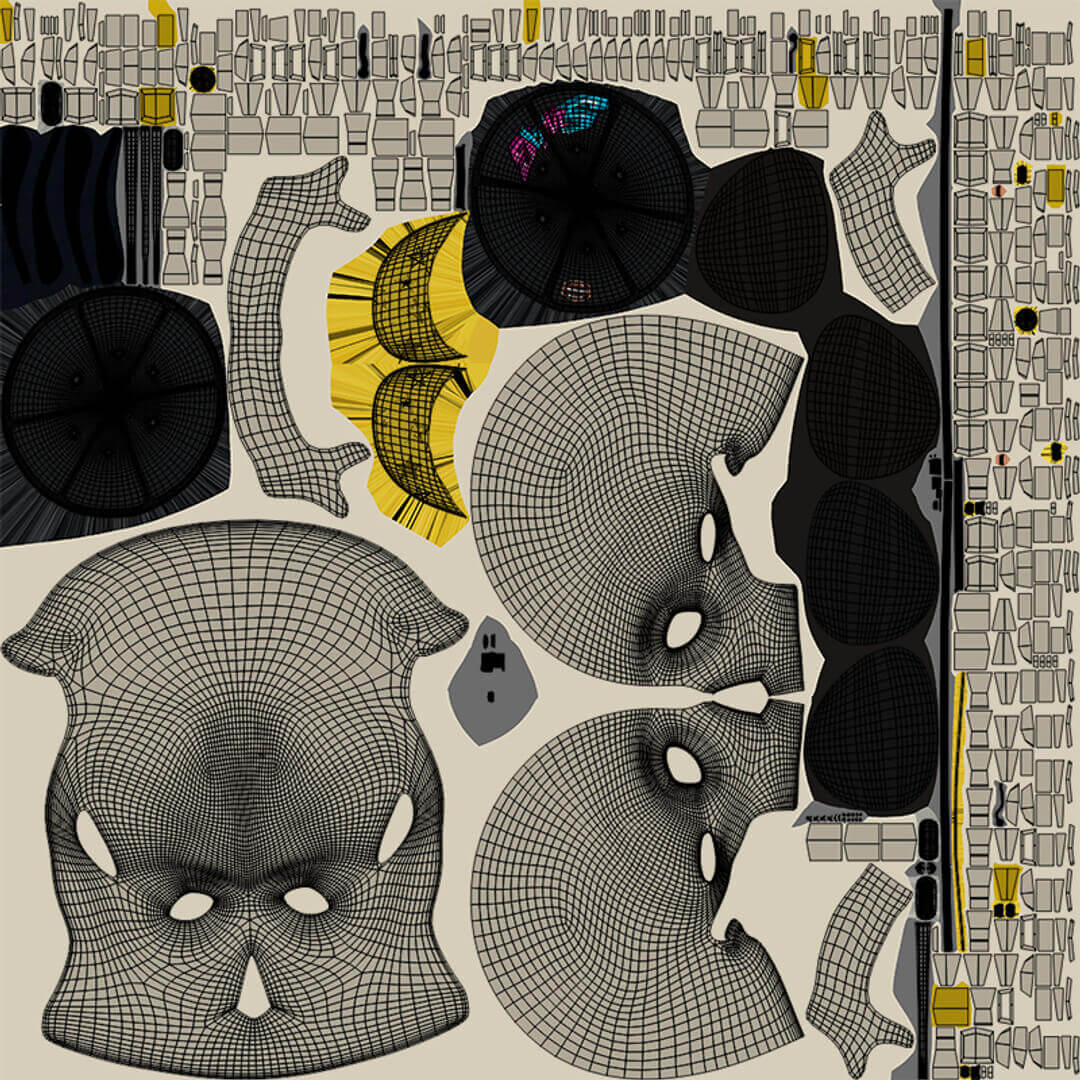 Swag Skull Game Ready With PBR Unity UE Textures - 3D Model by Eight Vertex