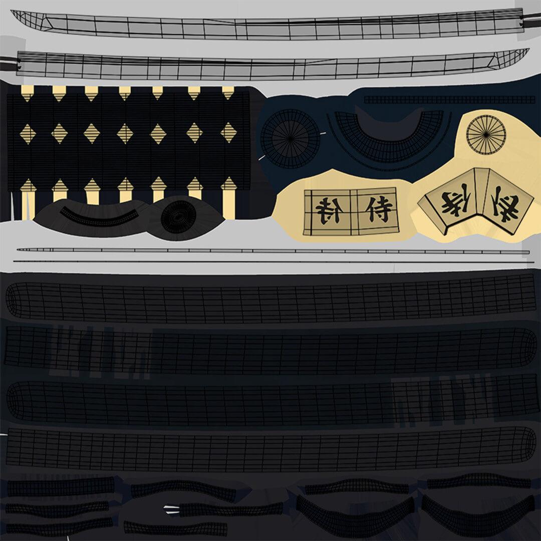 Sword 09 All PBR Unity UE Textures - 3D Model by Eight Vertex