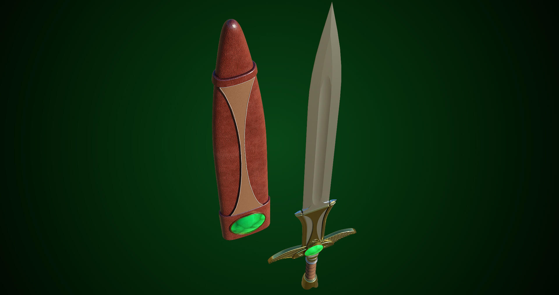 Sword 10 All PBR Unity UE Textures Included - 3D Model by Eight Vertex