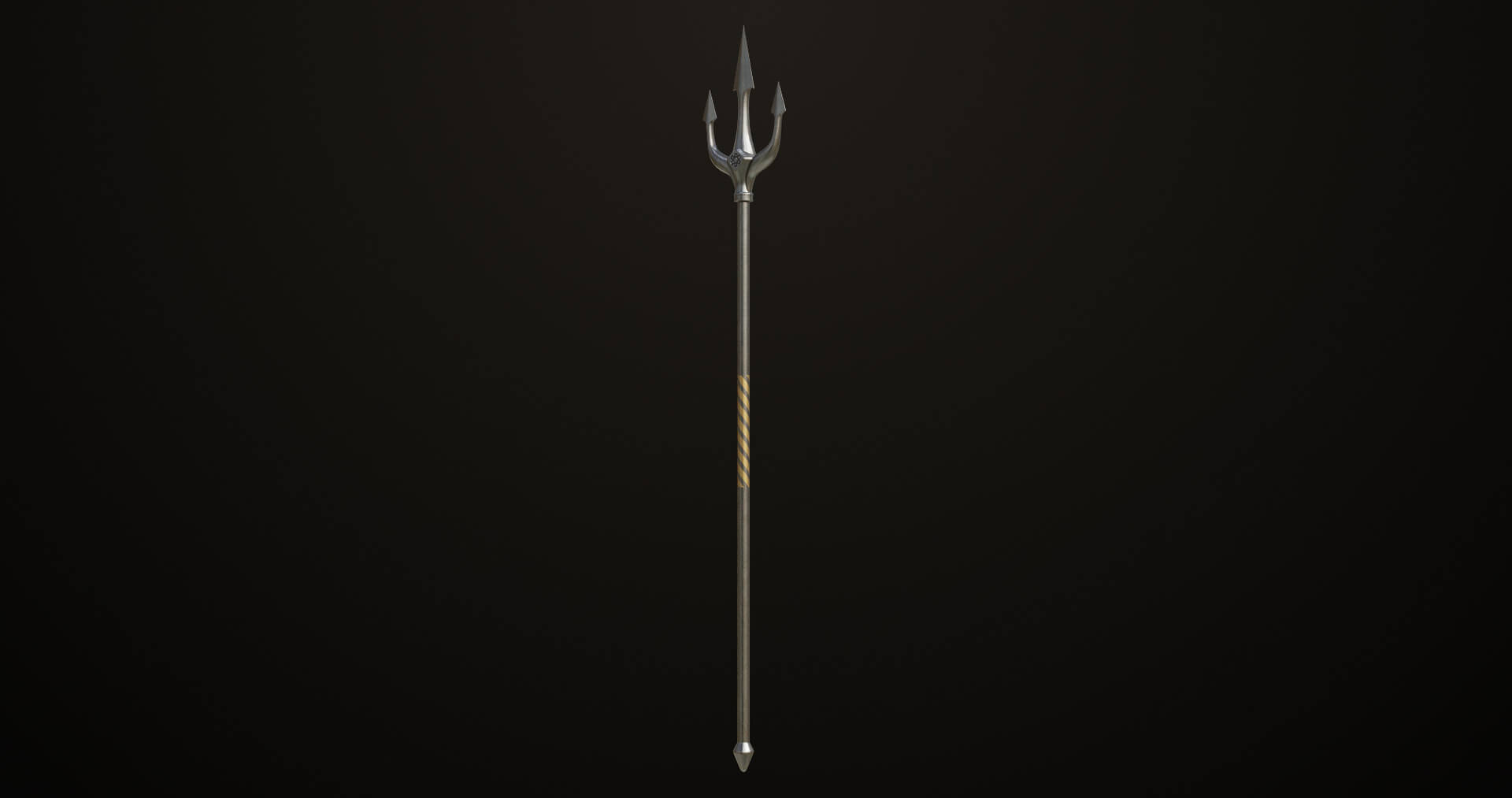 Trident 03 Silver - 3D Model by Eight Vertex