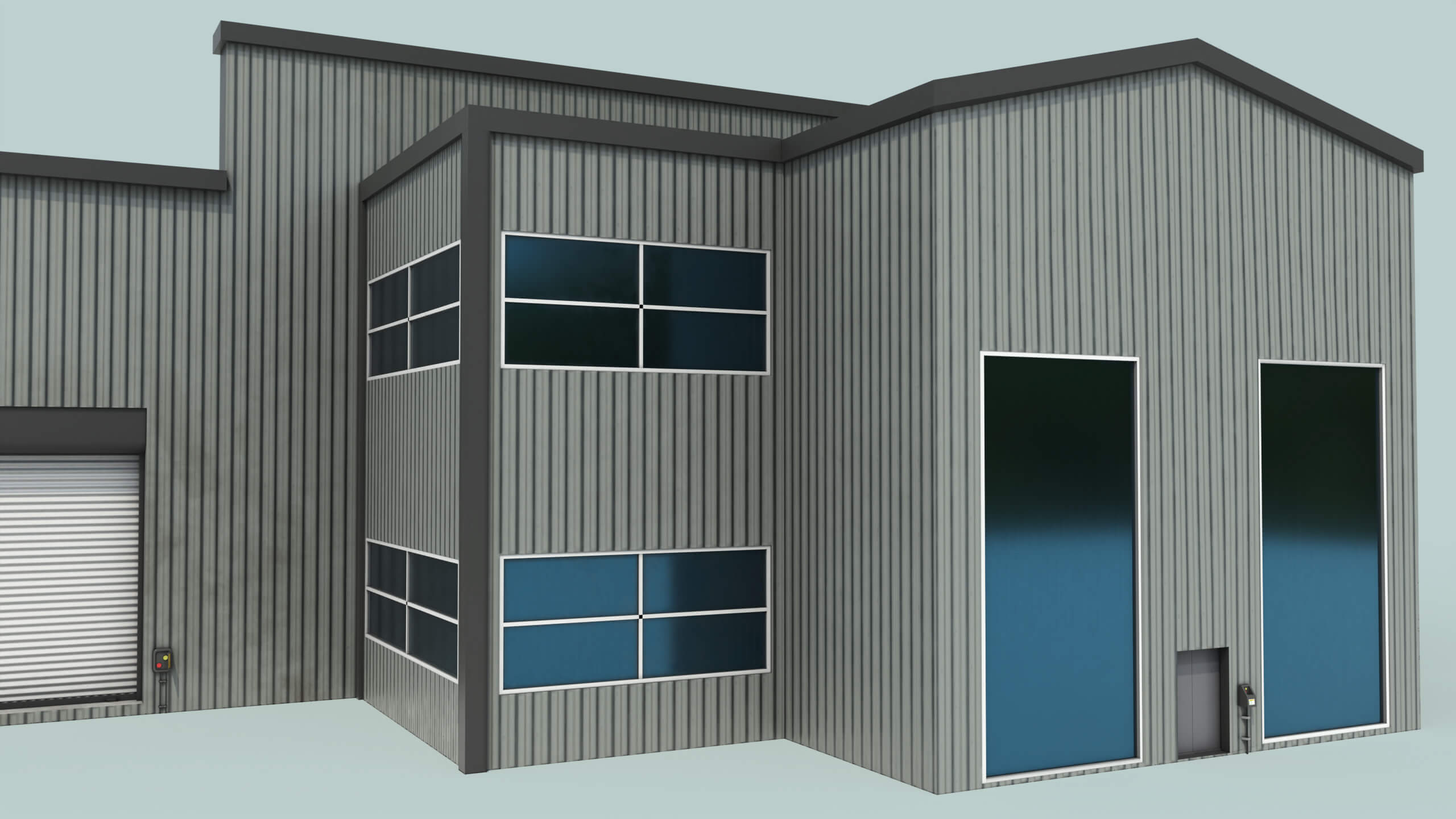 Truck Repair Workshop Interior 01 All PBR Unity UE Textures - 3D Model ...