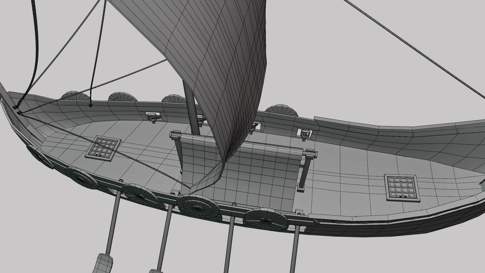 Viking Ship All PBR Unity UE Textures Included - 3D Model by Eight Vertex