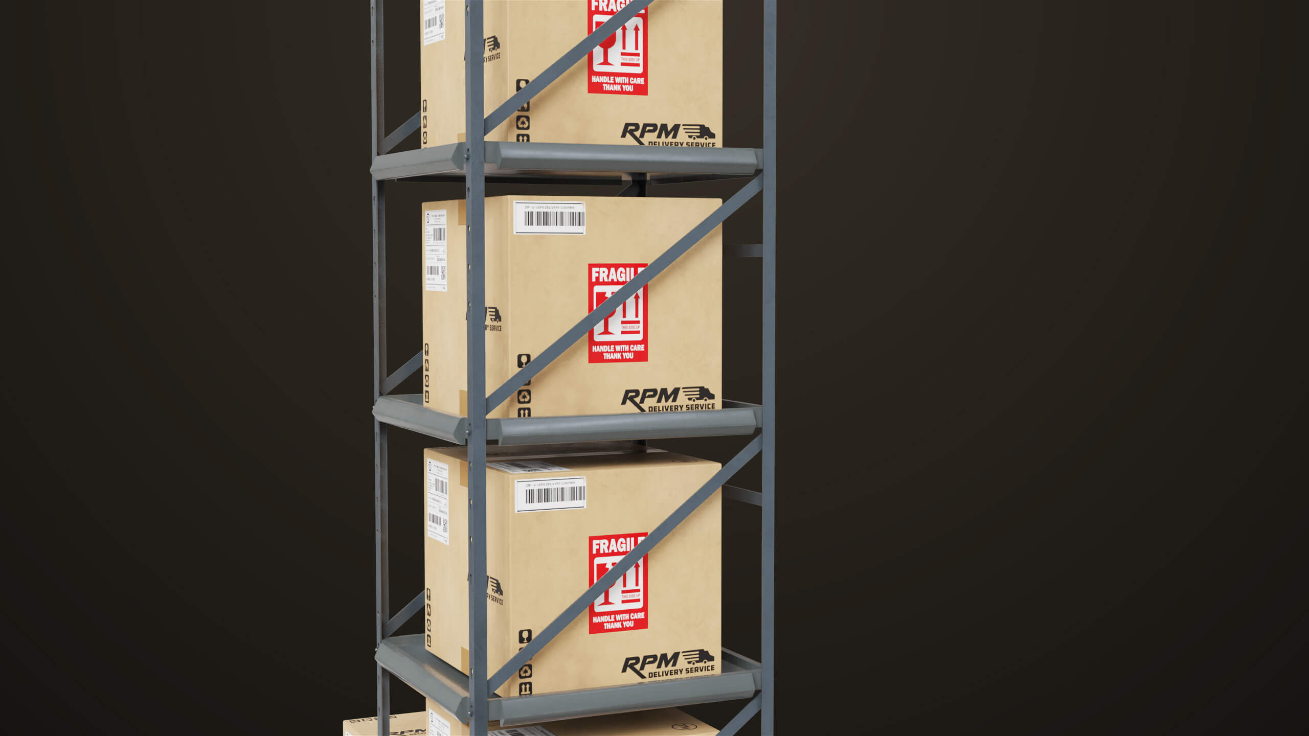 Warehouse Robot Generic All PBR Unity UE Textures - 3D Model by Eight ...