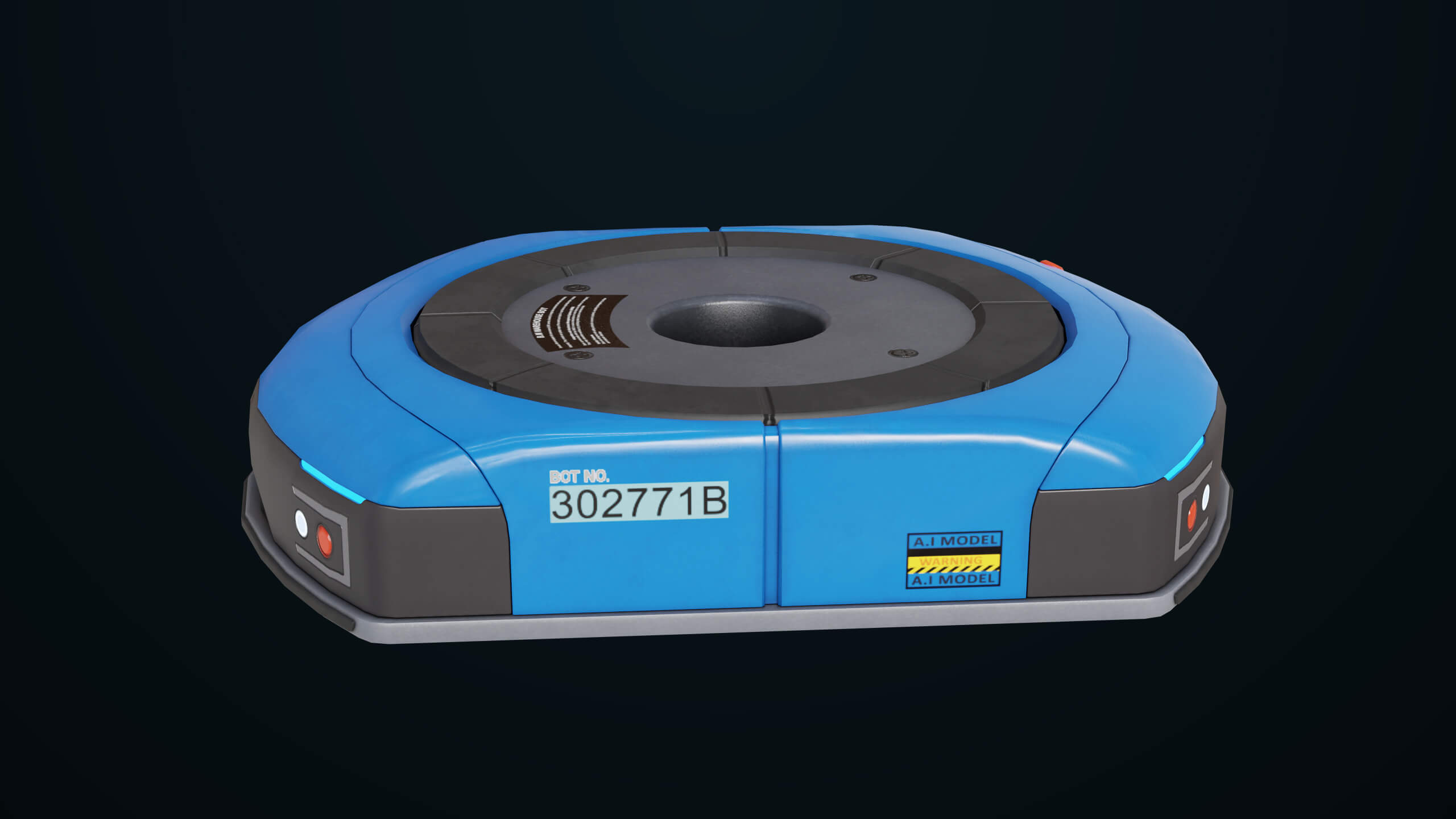 Warehouse Robot Generic All PBR Unity UE Textures - 3D Model by Eight ...