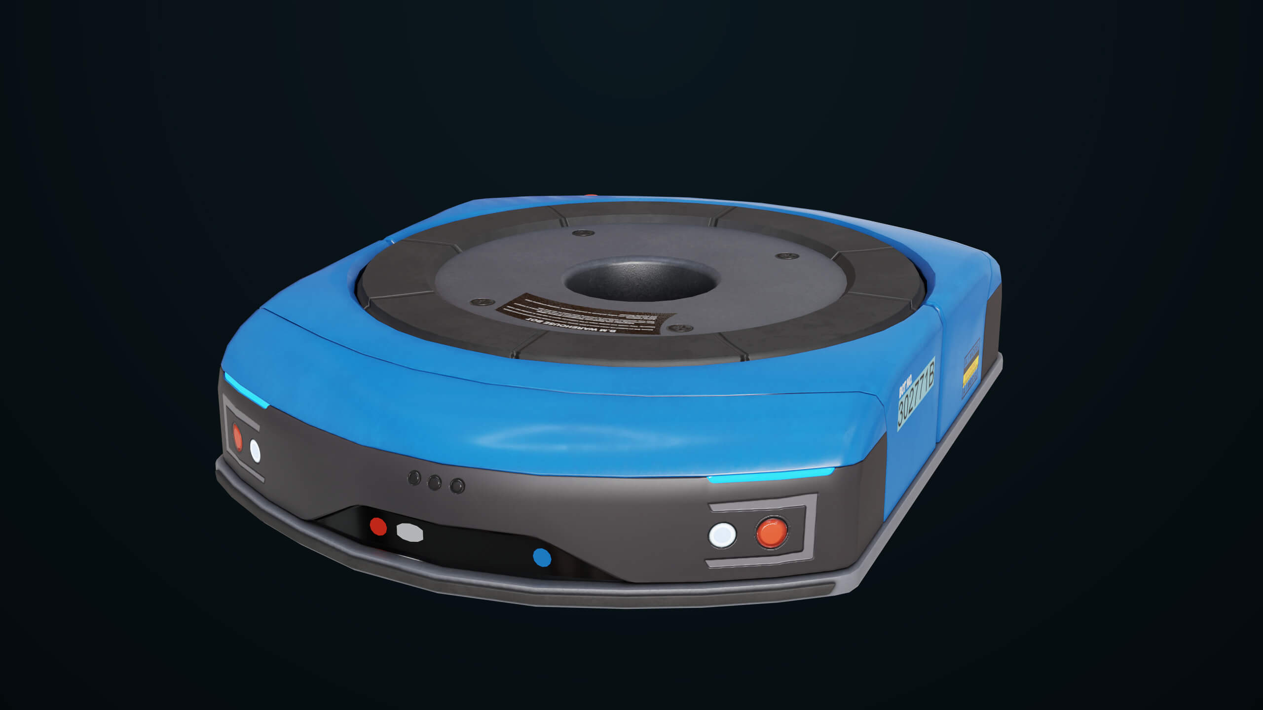 Warehouse Robot Generic All PBR Unity UE Textures - 3D Model by Eight ...