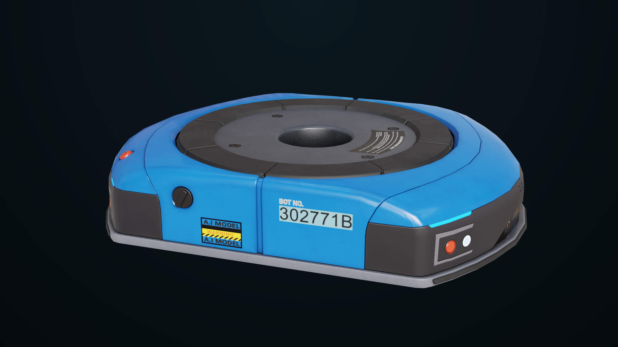 Warehouse Robot Generic All PBR Unity UE Textures - 3D Model by Eight ...