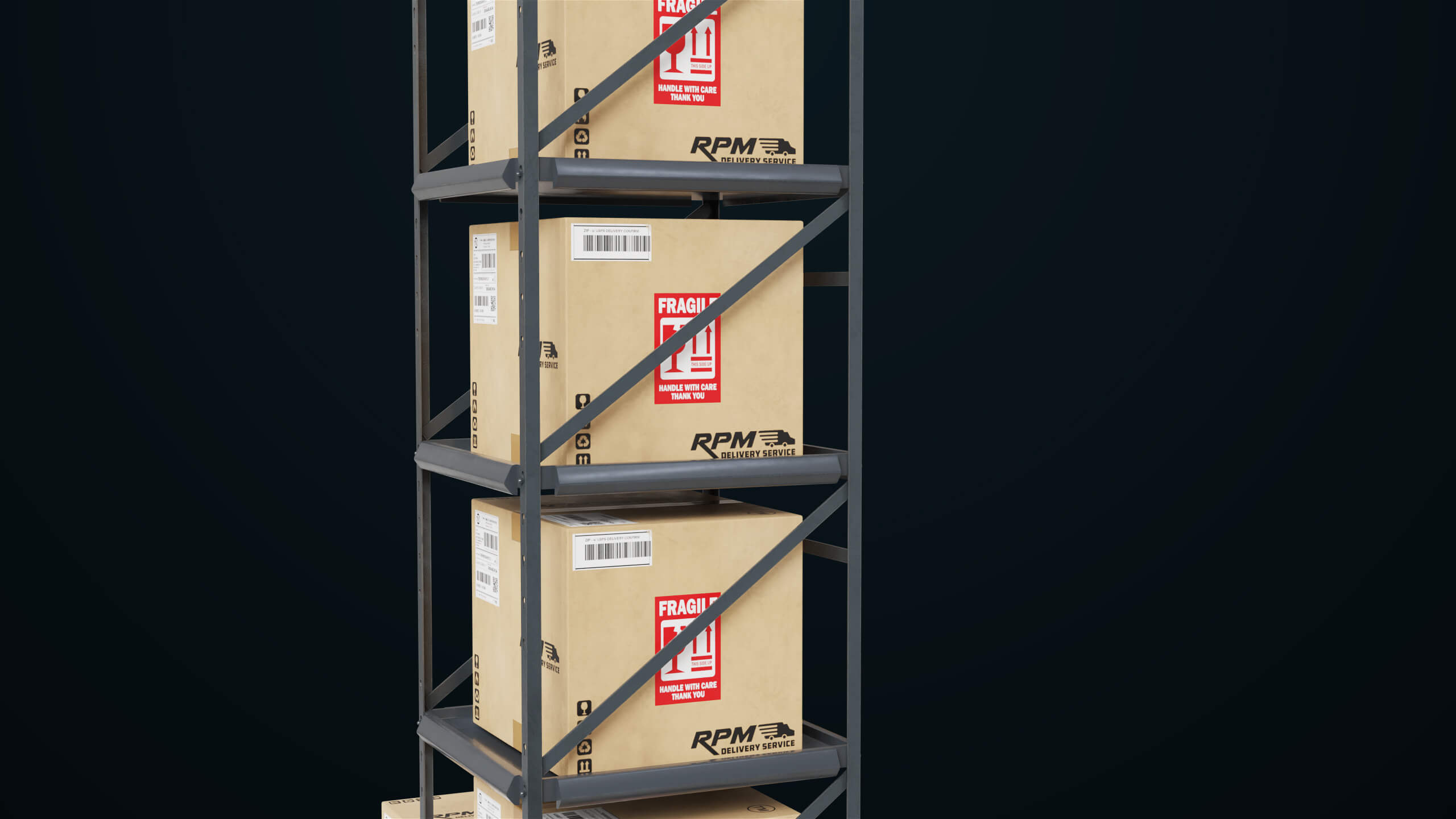 Warehouse Robot Generic All PBR Unity UE Textures - 3D Model by Eight ...