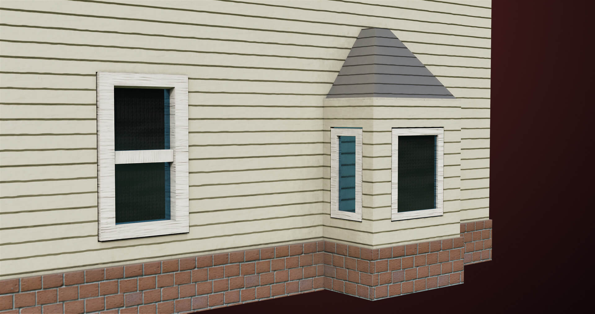 White Wooden House 01 All PBR Unity UE Textures - 3D Model by Eight Vertex