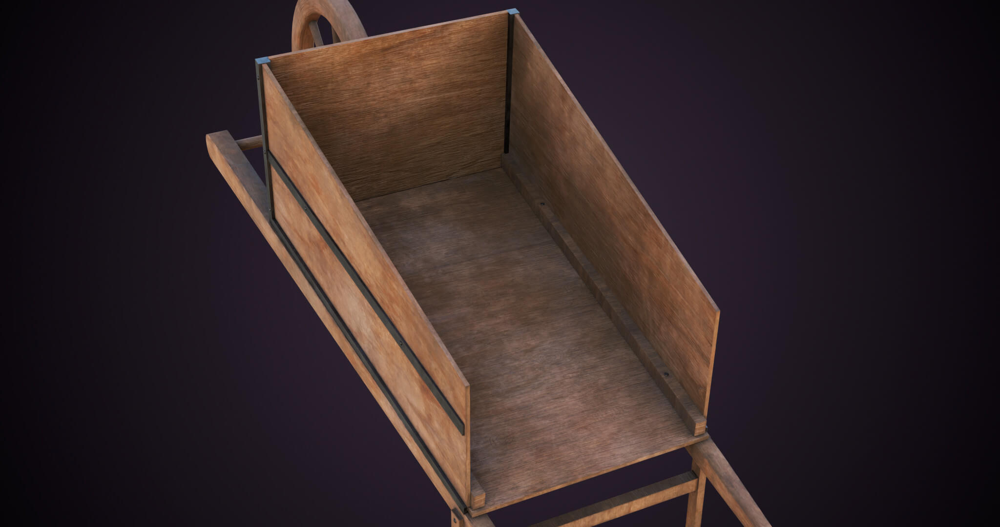 Wooden Cart 03 All PBR Unity UE Textures - 3D Model by Eight Vertex