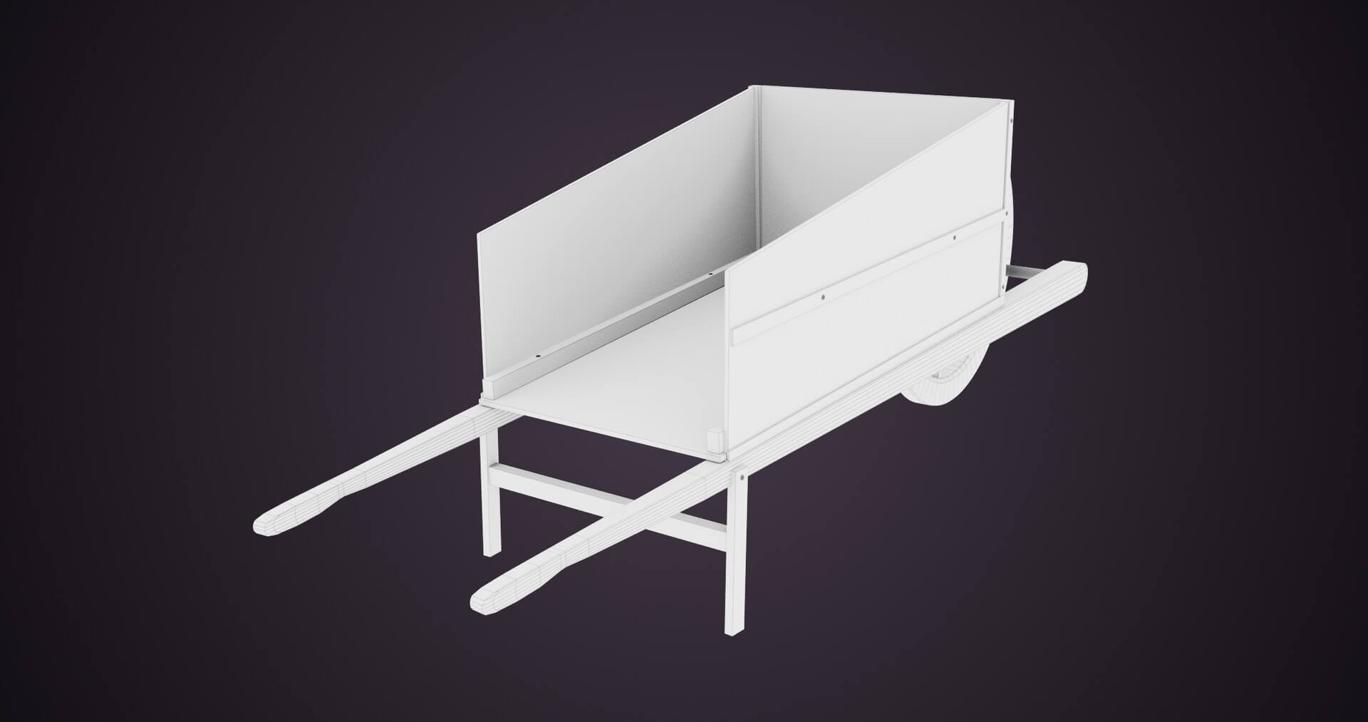 Wooden Cart 03 All PBR Unity UE Textures - 3D Model by Eight Vertex