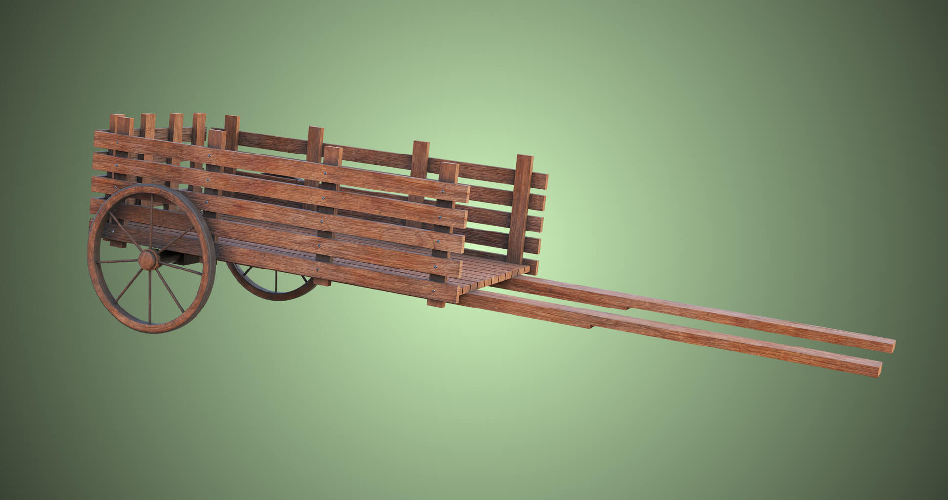 Wooden Cart 04 All PBR Unity UE Textures Included - 3D Model by Eight ...