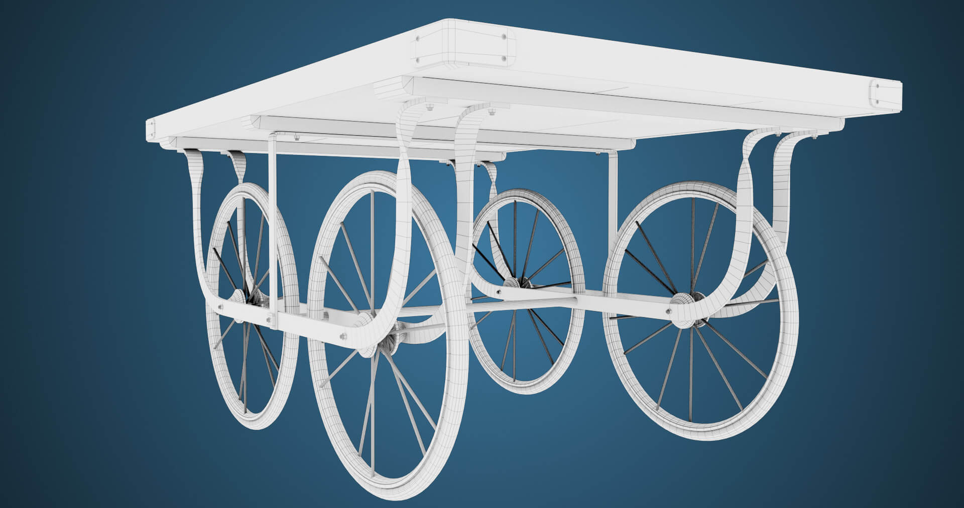 Wooden Cart 05 All PBR Unity UE Textures - 3D Model by Eight Vertex