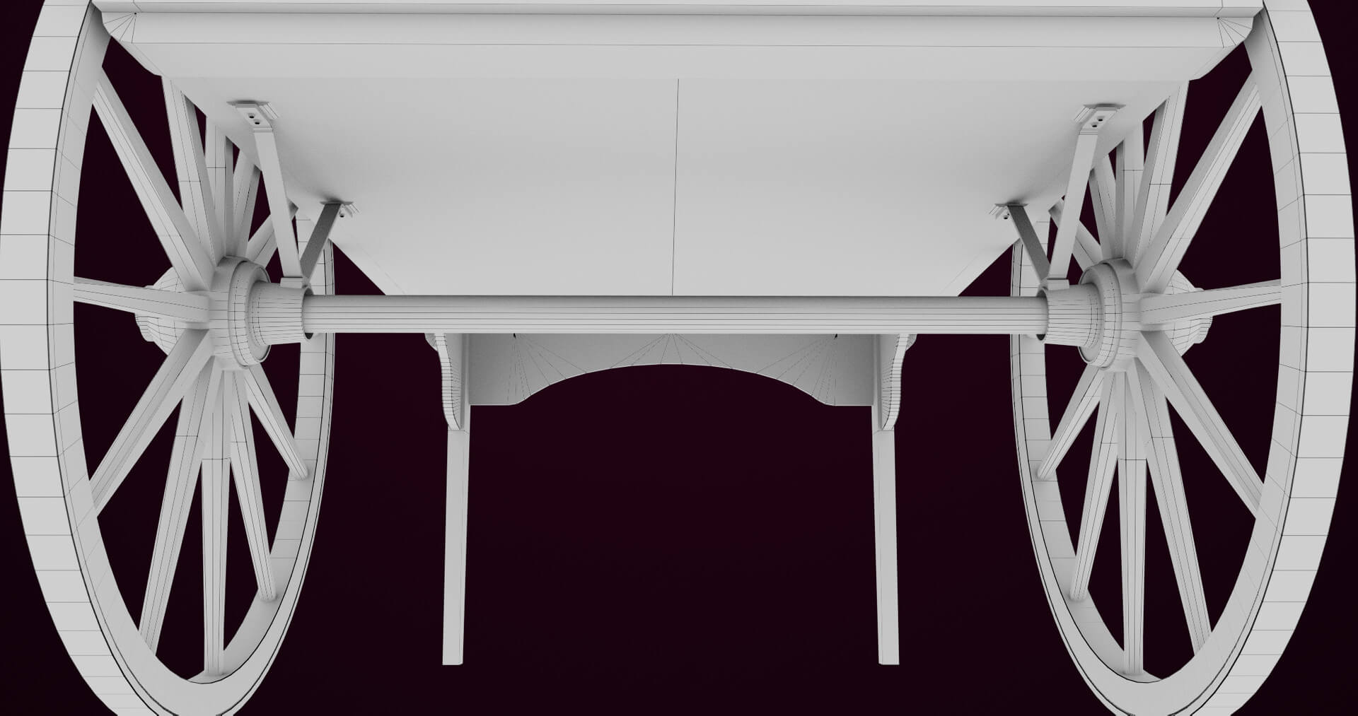 Wooden Cart 7 Dusty All PBR Unity UE Textures Included - 3D Model by ...