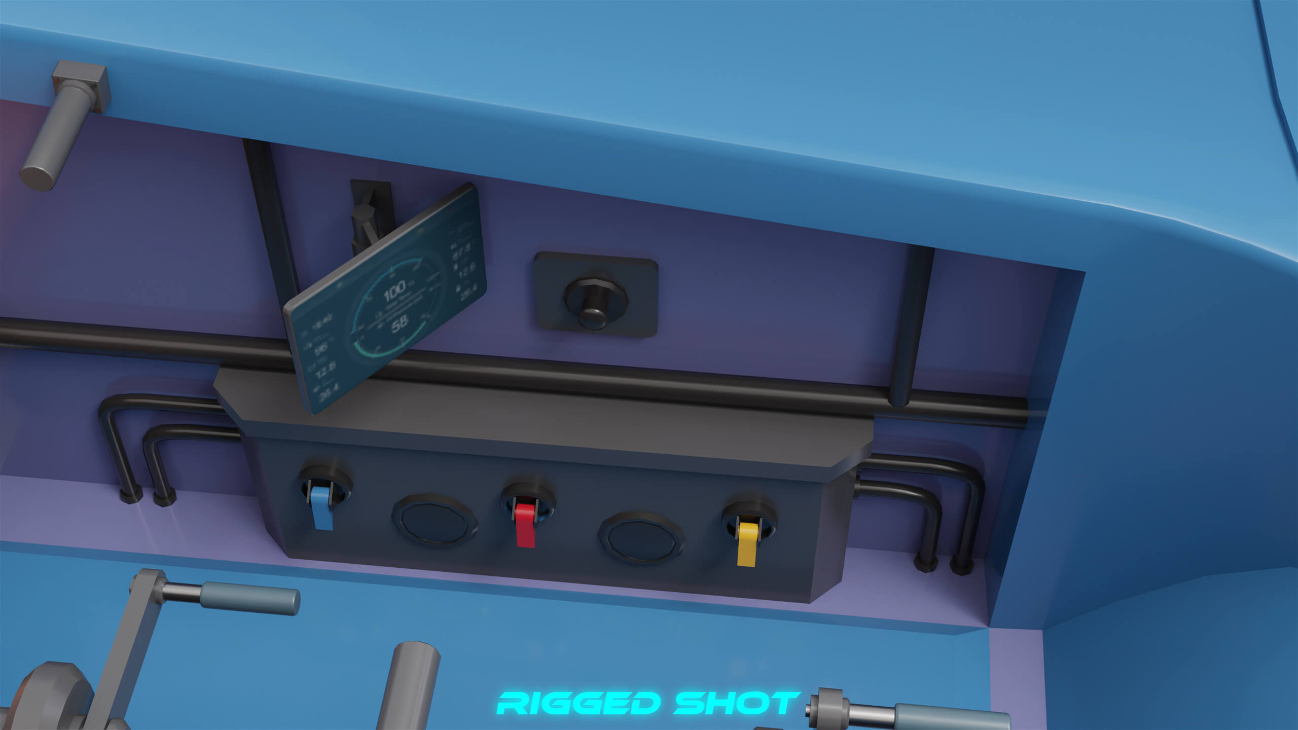 Yacht Hydrofoil Sailing Boat Blue All PBR Unity UE Textures - 3D Model ...