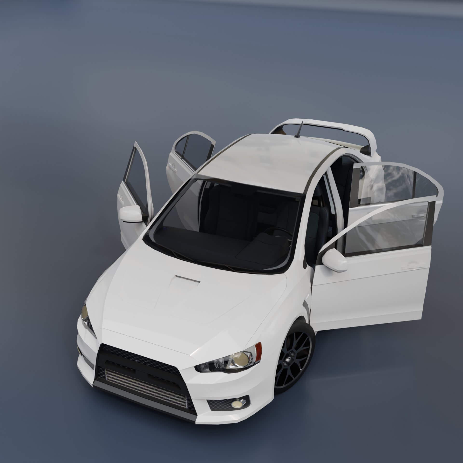 Mitsubishi Lancer - 3D Model by Ekar