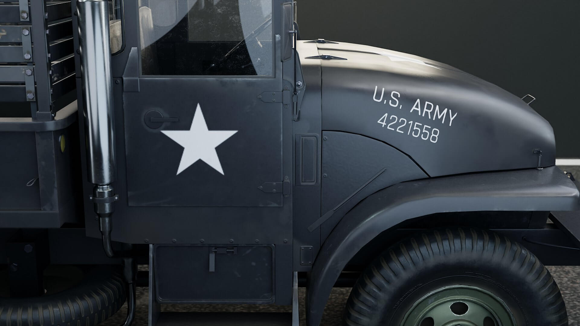 Truck GMC M135 - 3D Model by Ekar