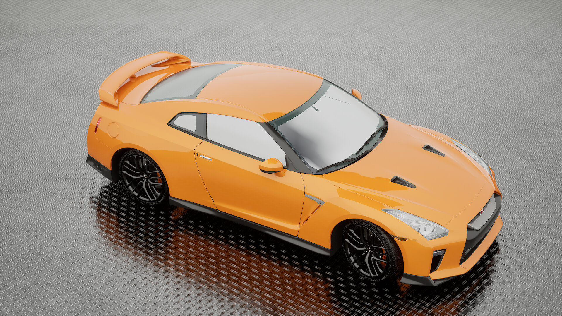 Nissan GT-R 2018 3D Model by EKIE3D
