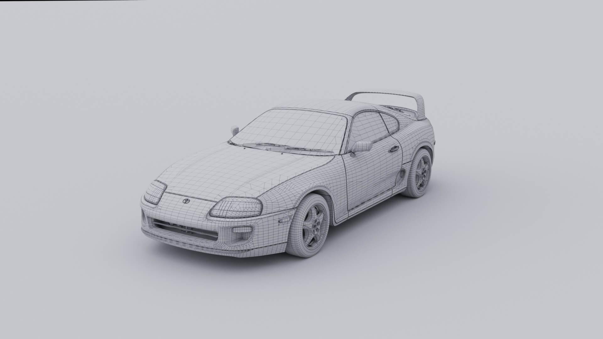 Toyota Supra 1998 - 3D Model by EKIE3D