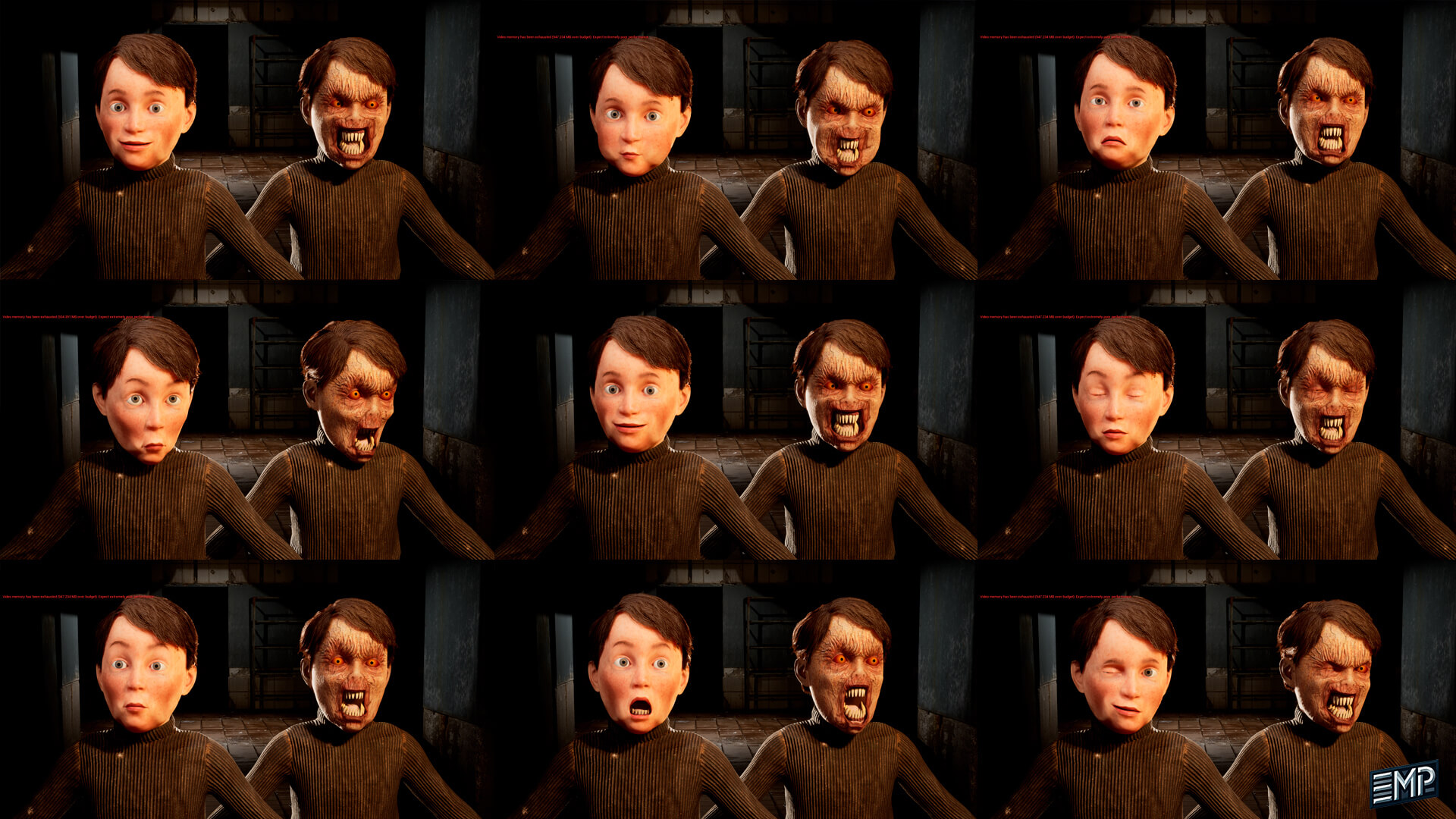 The Horror Child Game Character for Horror Games - 3D Model by EksisMP