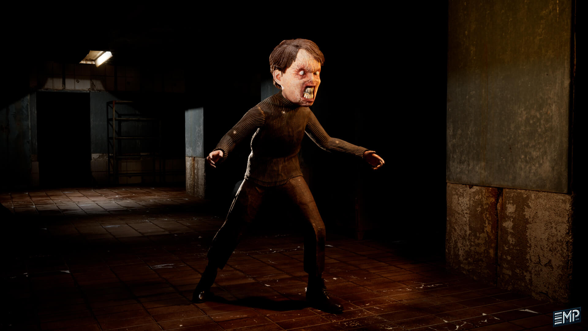 The Horror Child Game Character for Horror Games - 3D Model by EksisMP