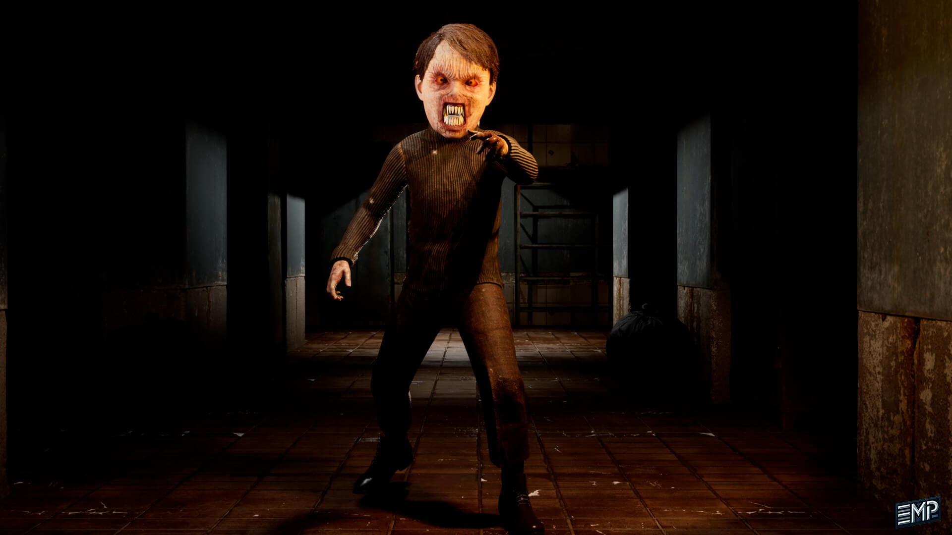 The Horror Child Game Character for Horror Games - 3D Model by EksisMP