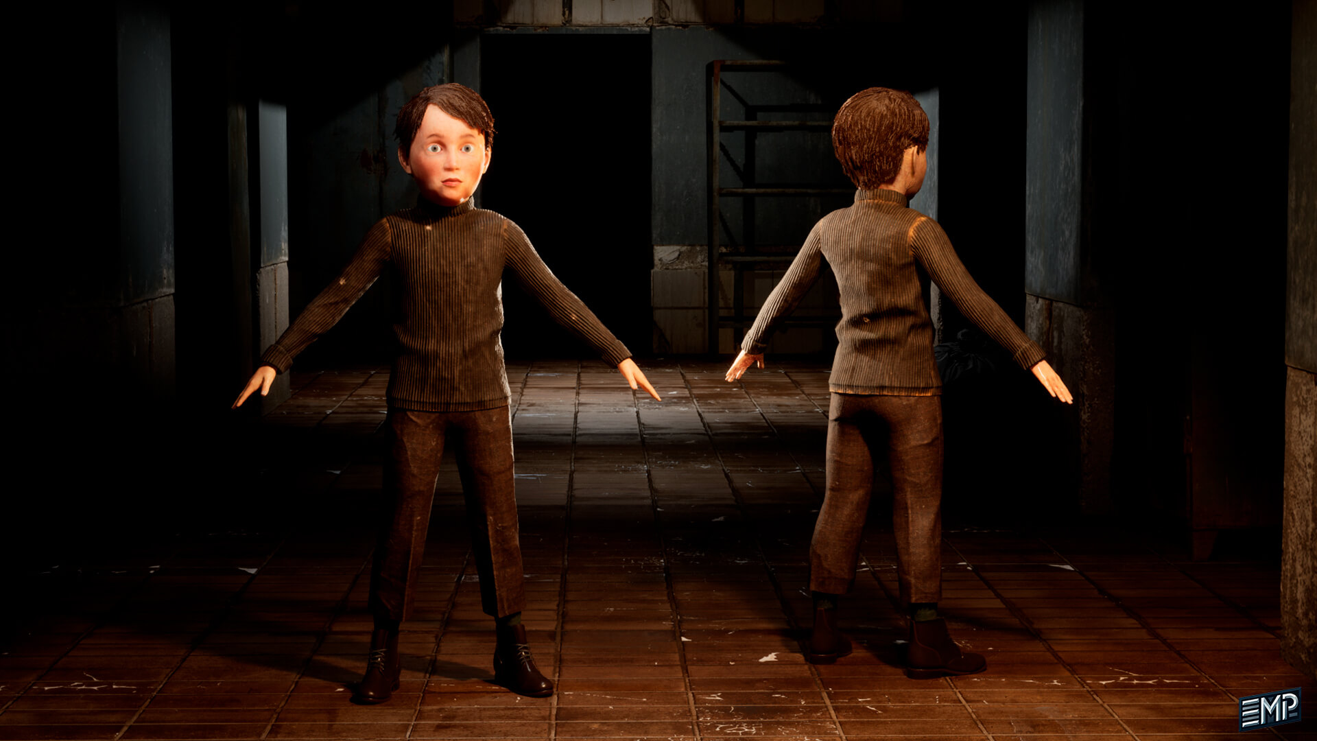 The Horror Child Game Character for Horror Games - 3D Model by EksisMP