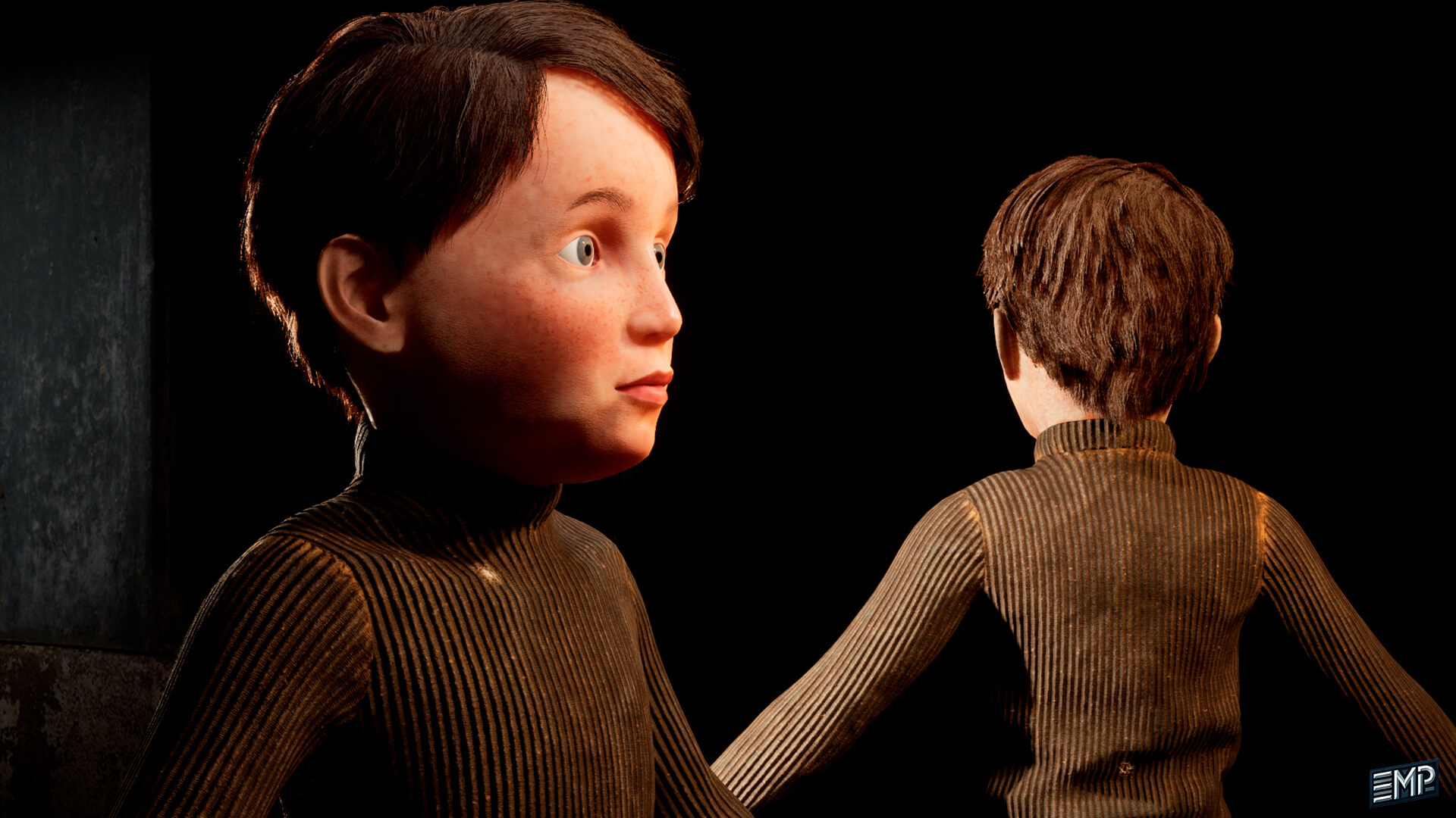 The Horror Child Game Character for Horror Games - 3D Model by EksisMP