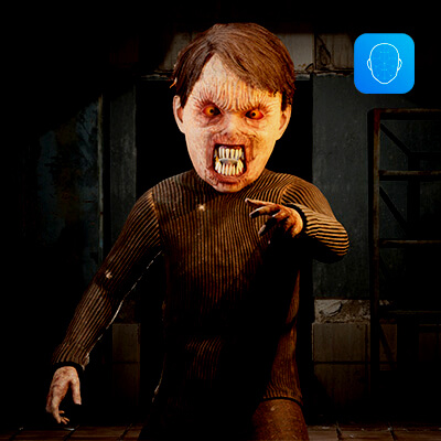 The Horror Child Game Character for Horror Games - 3D Model by EksisMP