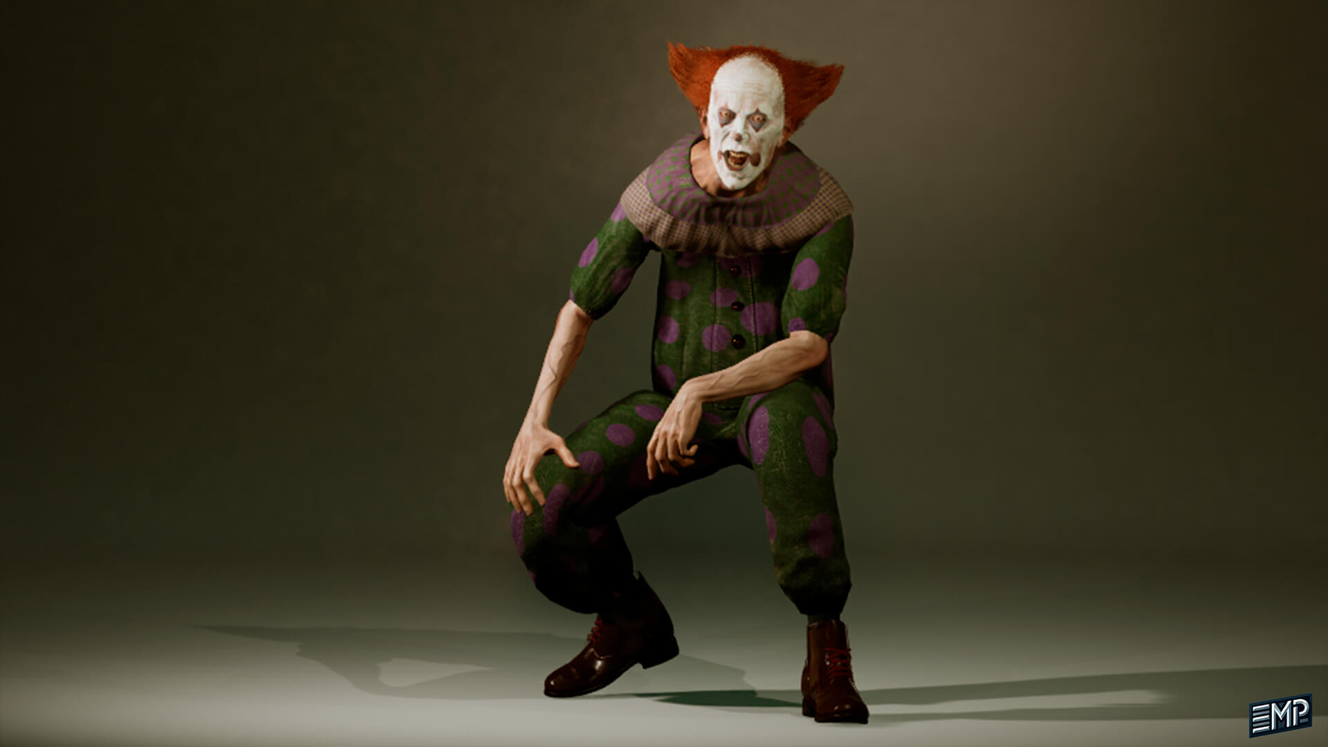 The Creepy Clown - 3D Model by EksisMP