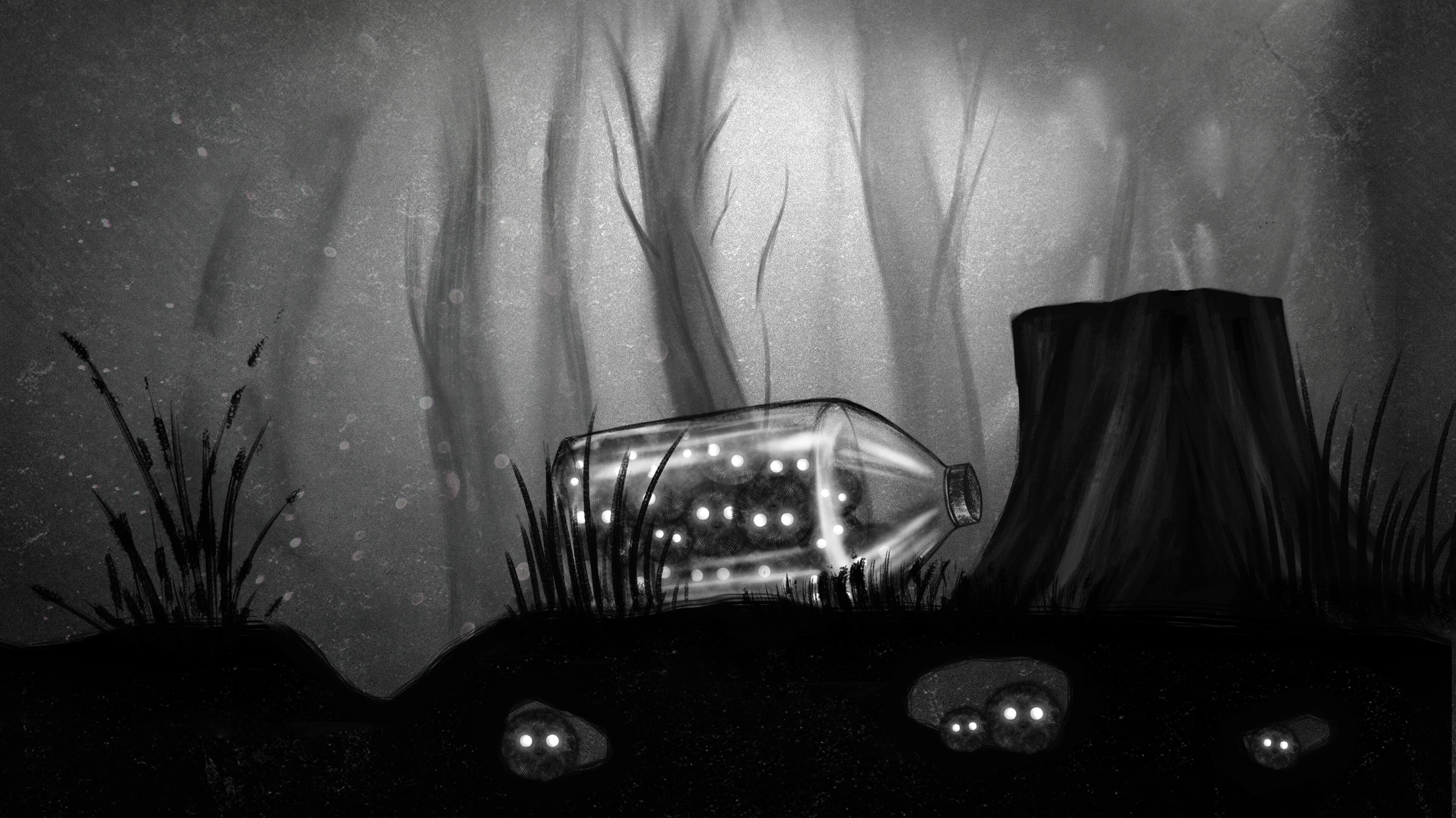 2D Black & White Game Pack - Environments by eldamarstudio