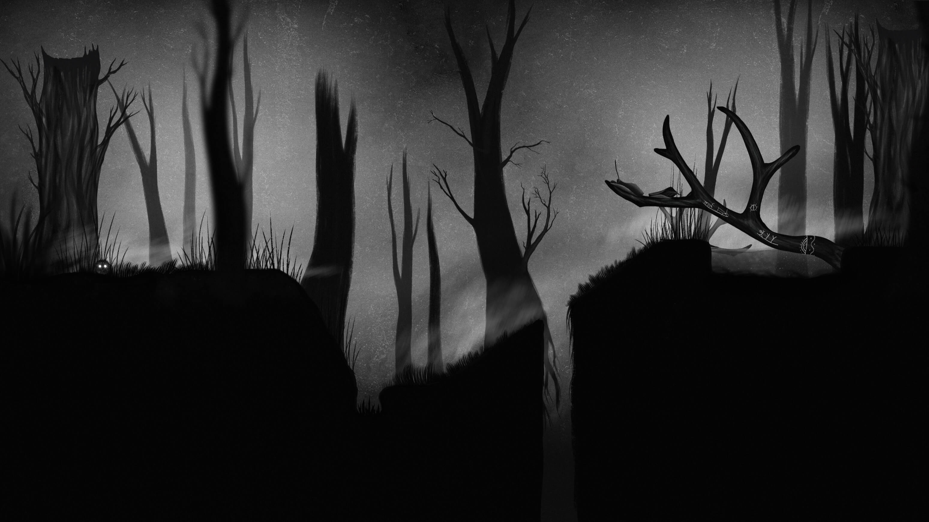 2D Black & White Game Pack - Environments by eldamarstudio